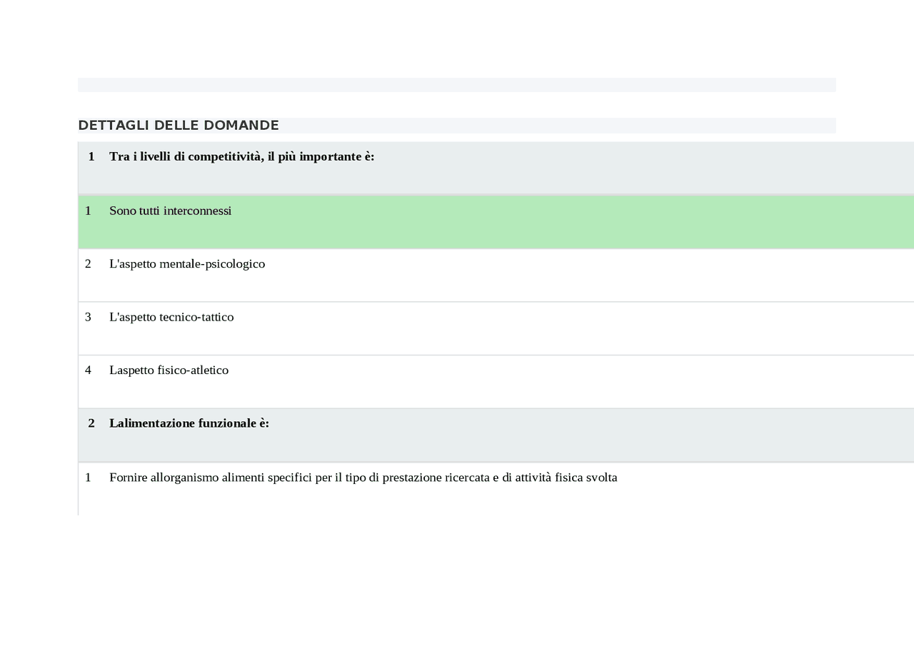 COMPOSIZIONE CORPOREA E OTTIMIZZAZIONE DEL GESTO ATLETICO | Prove d'esame di Scienze del ...