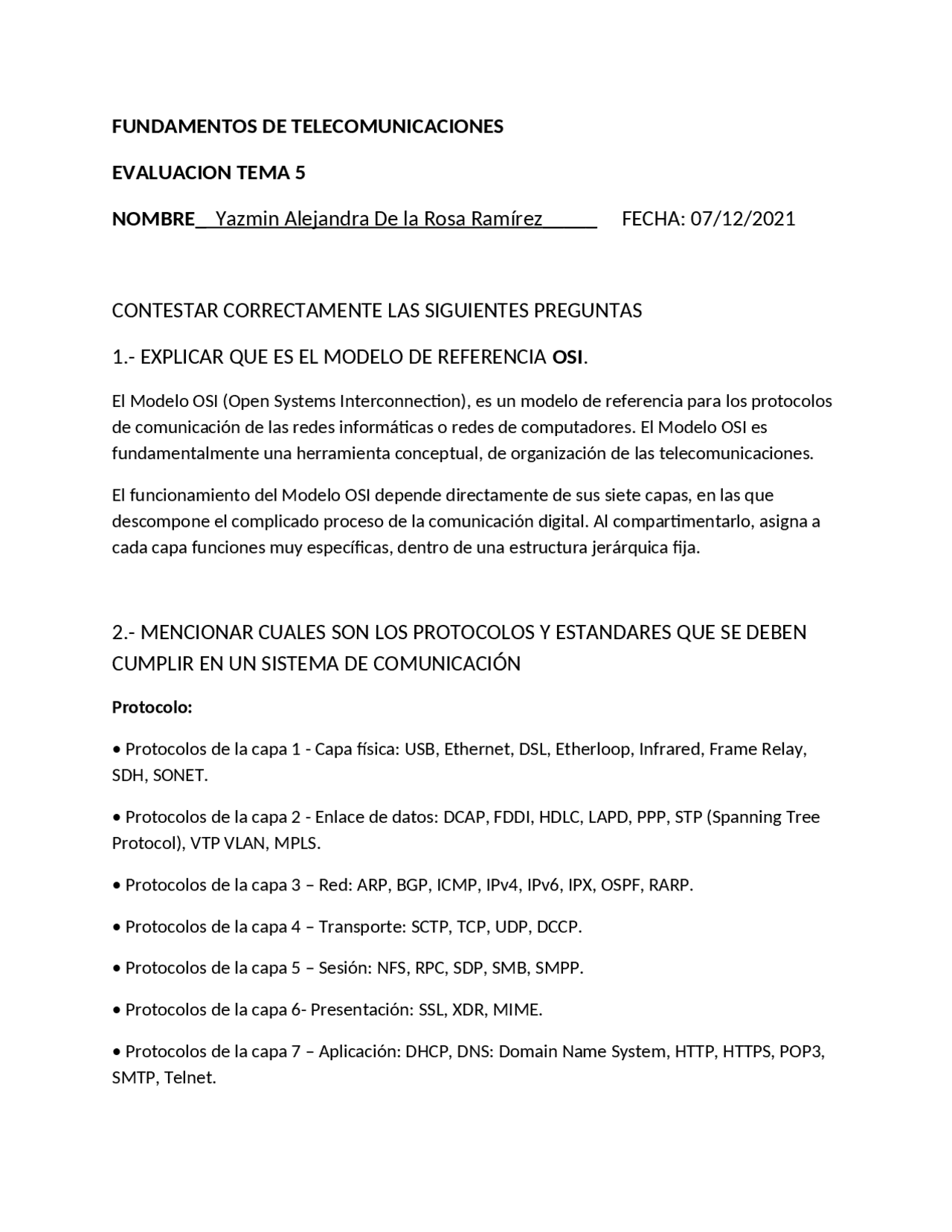 Fundamentos de telecomunicaciones preguntas | Exámenes selectividad de ...