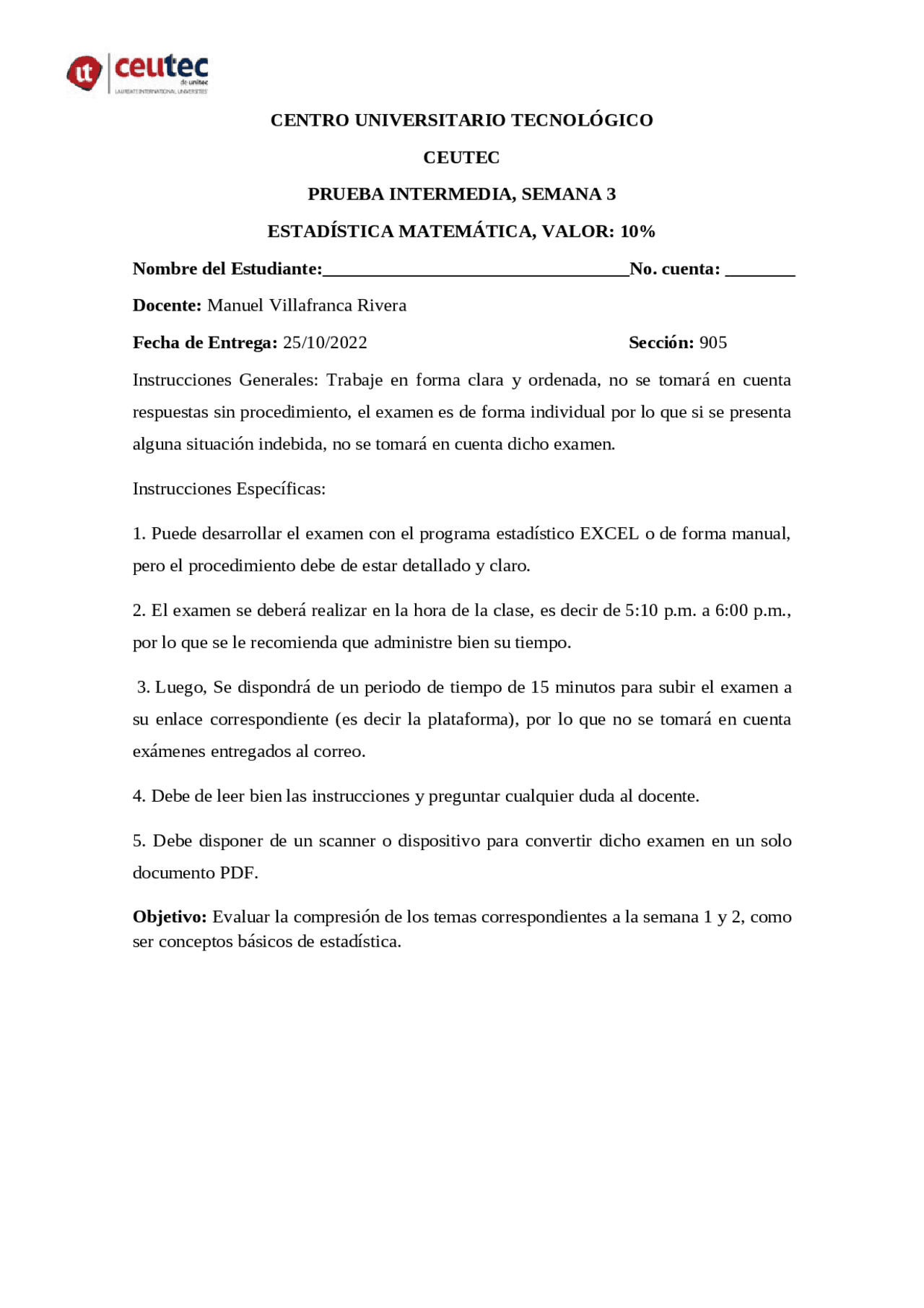 Estadistica Matematica Ejercicios Exámenes De Estadística Docsity