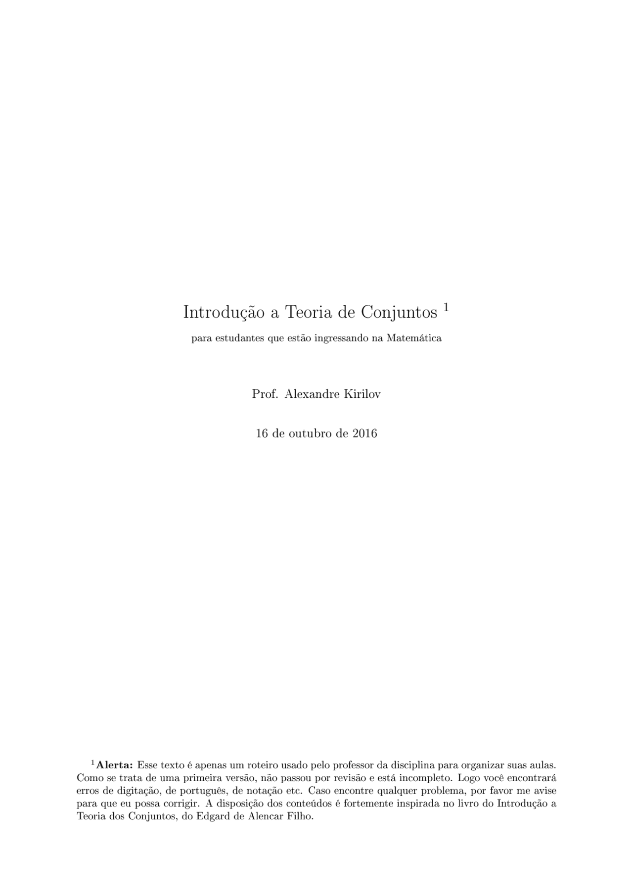 Introdução A Teoria De Conjuntos 1 Provas Geometria Docsity