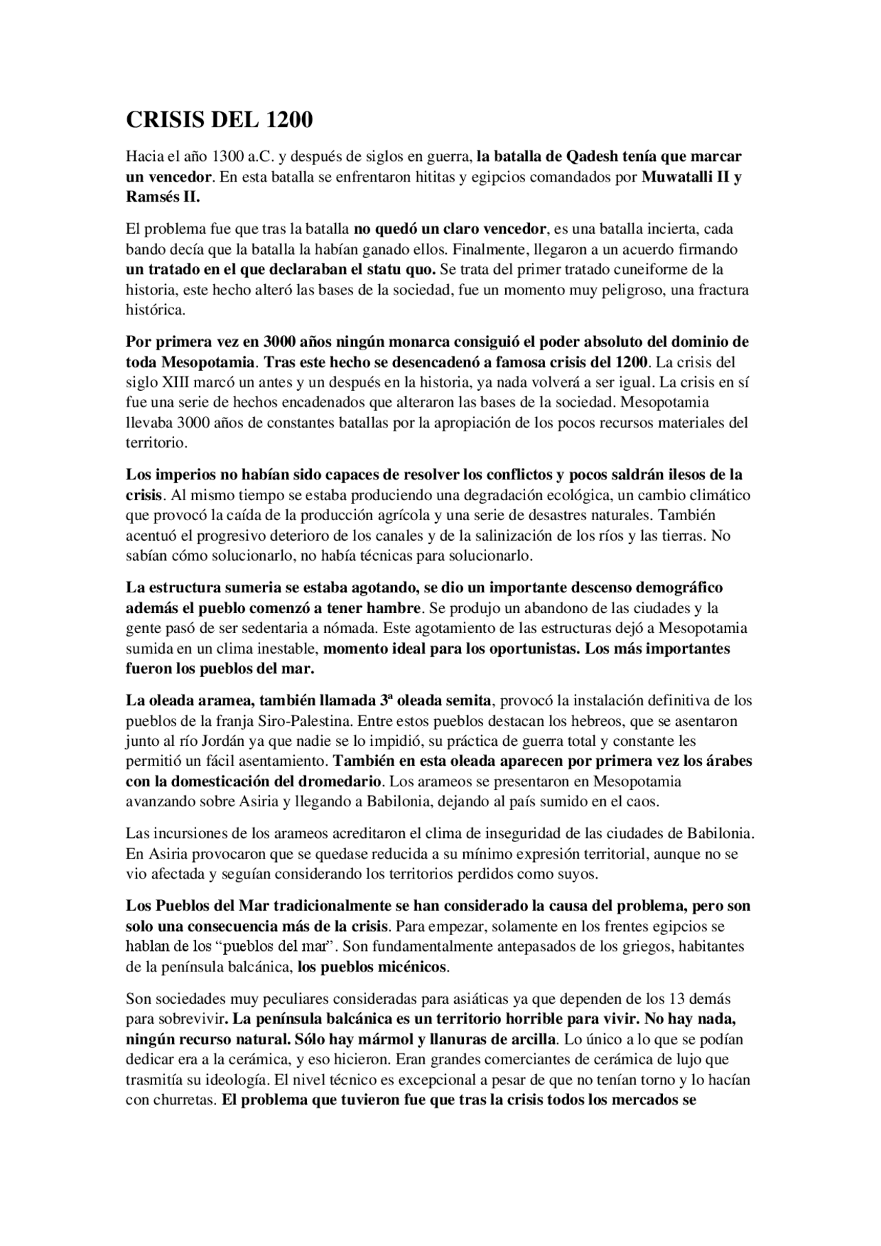 Apuntes Sociedades Complejas Crisis 1200 Apuntes De Historia Docsity
