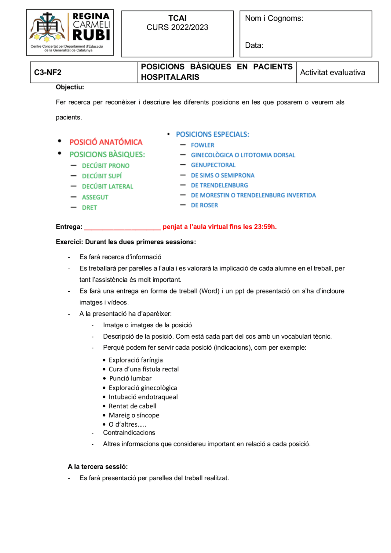 Actividades Respiratorio Y Dafo Ejercicios De Anatomía Aplicada Docsity