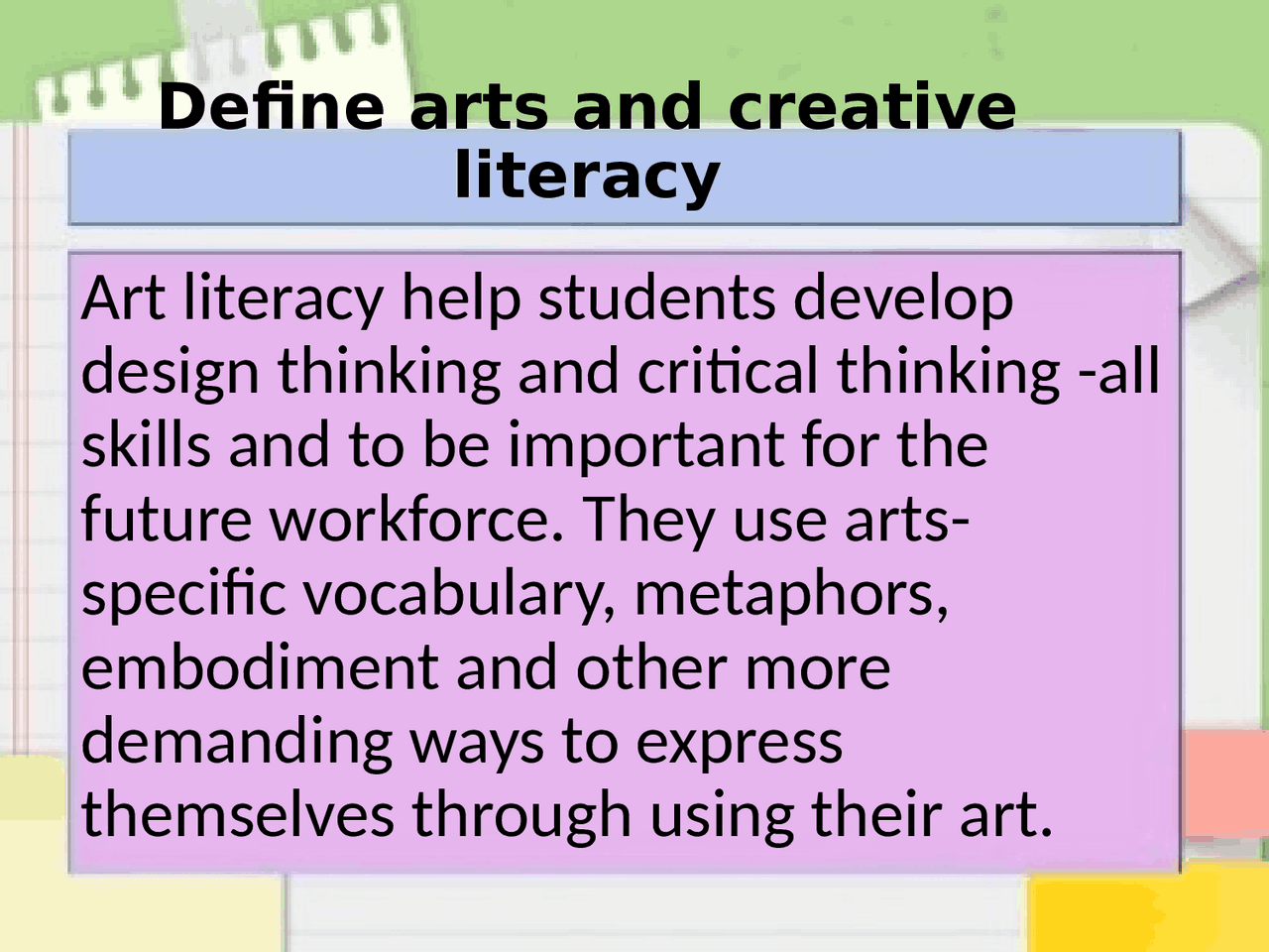 Ppt Define Functional Literacy Slides Social Sciences Docsity