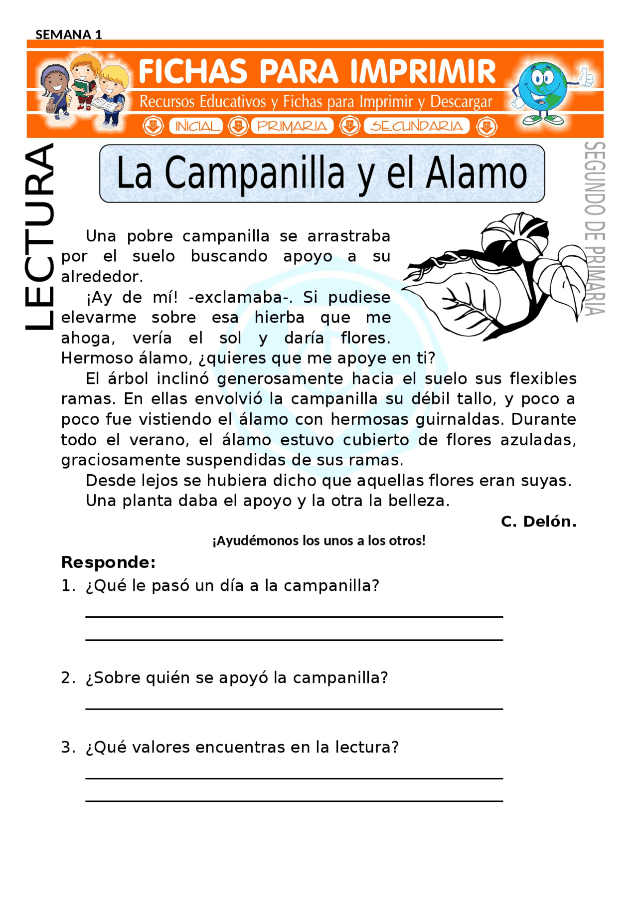 LECTURA PARA NIÑOS DE 2DO GRADO DE PRIMARIA QUE BENEFICIA A QUE TENGAN ...