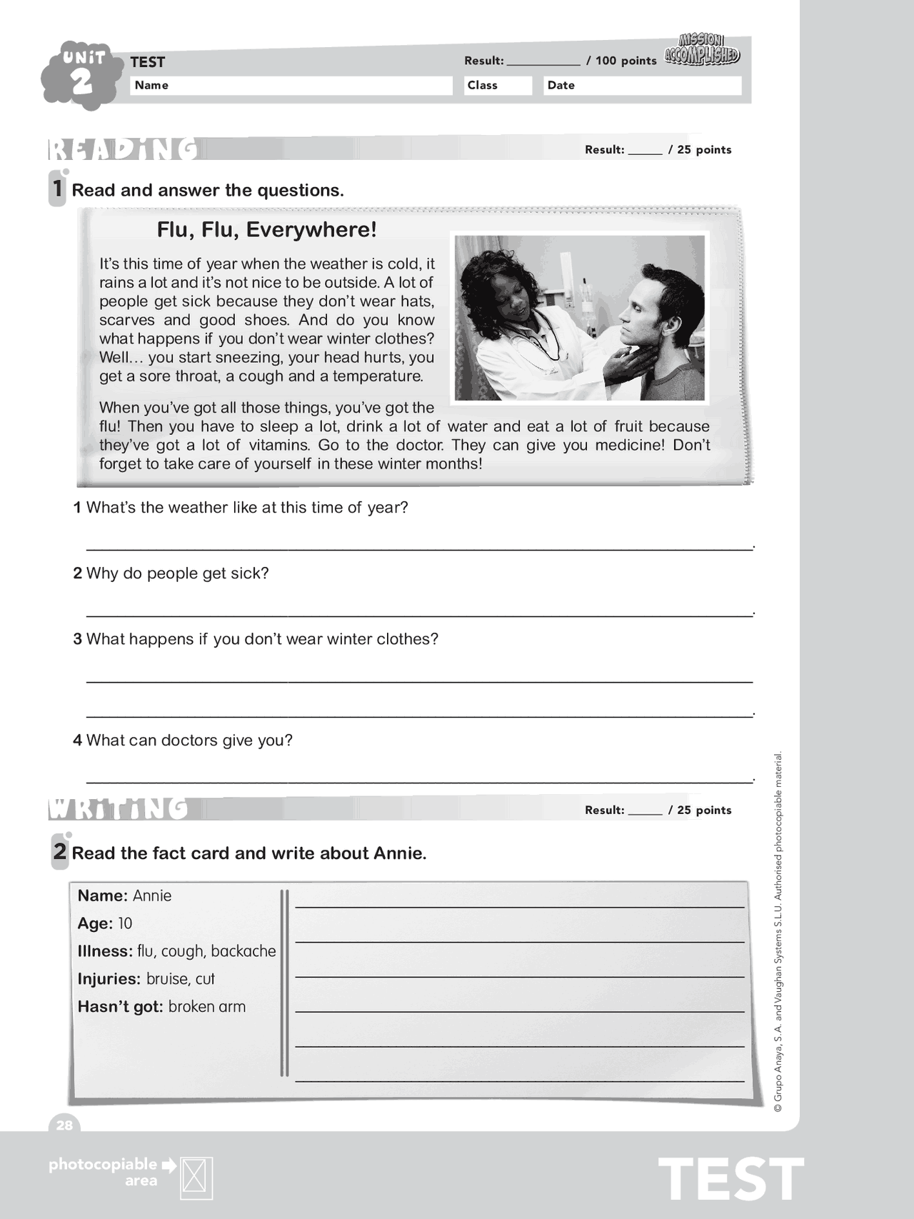 Ejercicios Inglés Primaria Ejercicios De Inglés Docsity