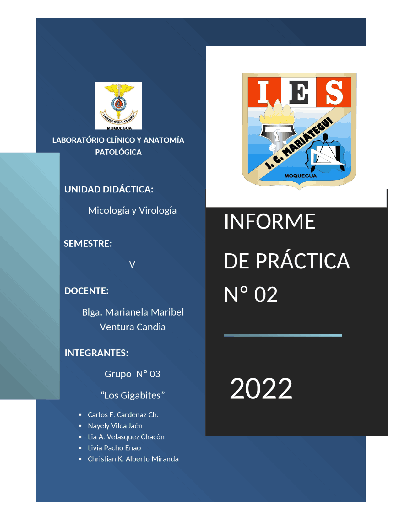 Informe De Practica Observación De Hongos Y Diagnostico De Micosis