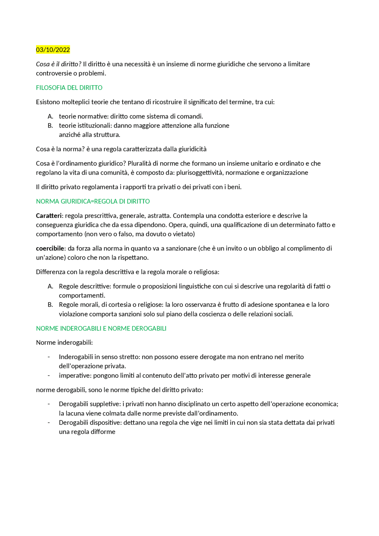 Appunti Diritto Privato Prima Parte Appunti Di Diritto Privato