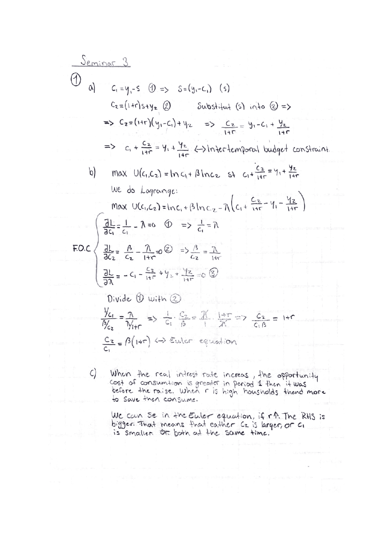 Assigment 3 Macroeconomics Assignments Macroeconomics Docsity