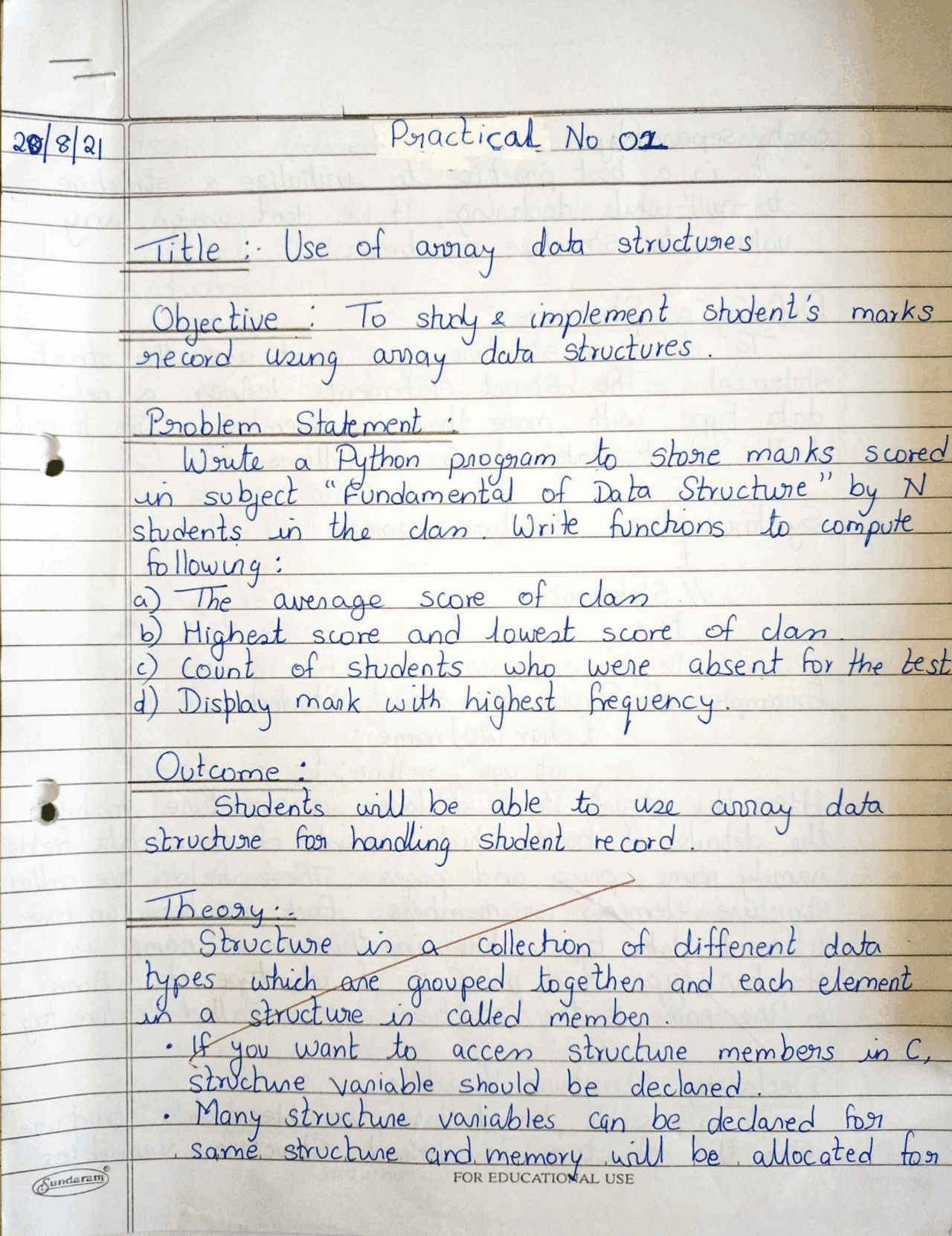 It Is A Lab Manual For Fundamental Of Data Structure Assignments Data Structures And