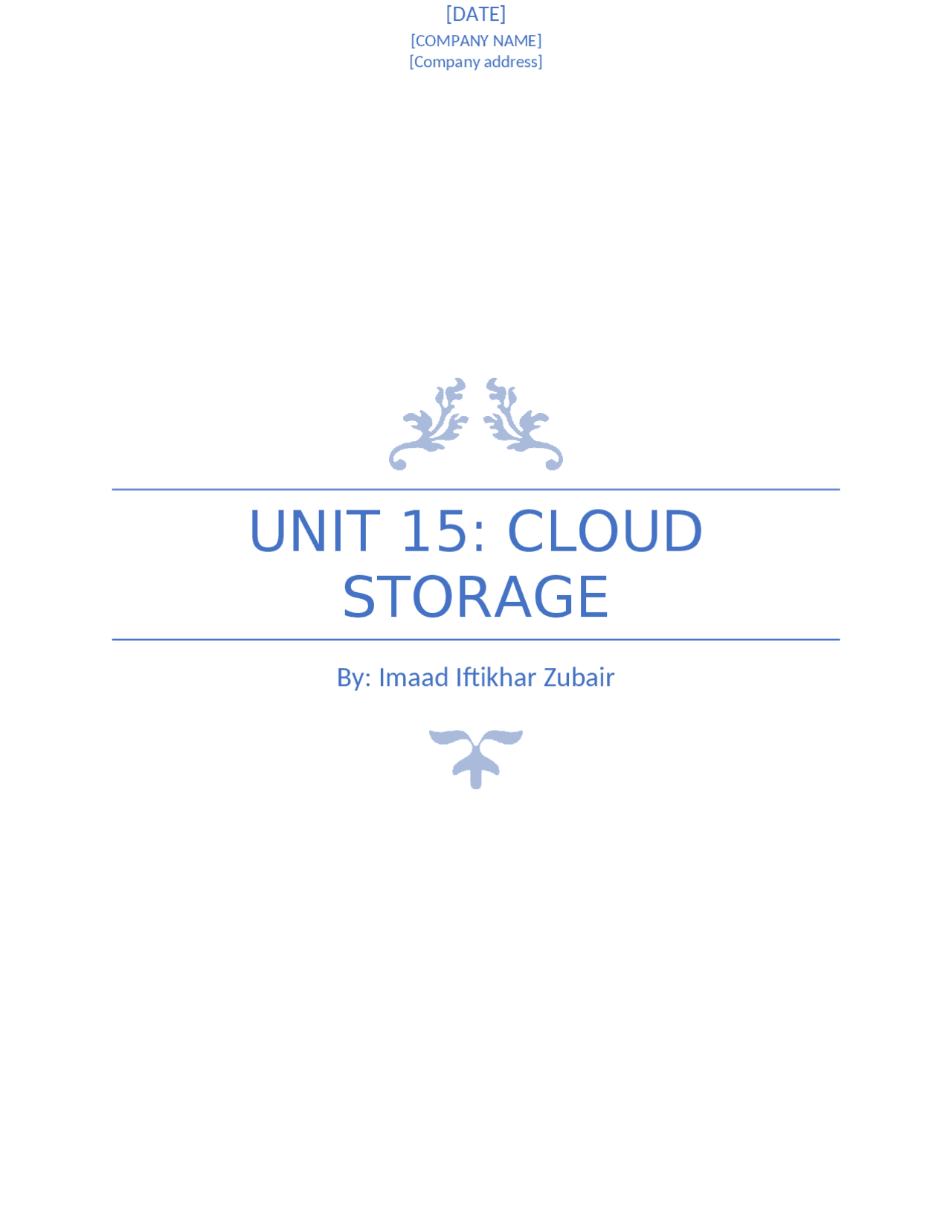 Cloud storage and collaboration | Study notes Computer science | Docsity