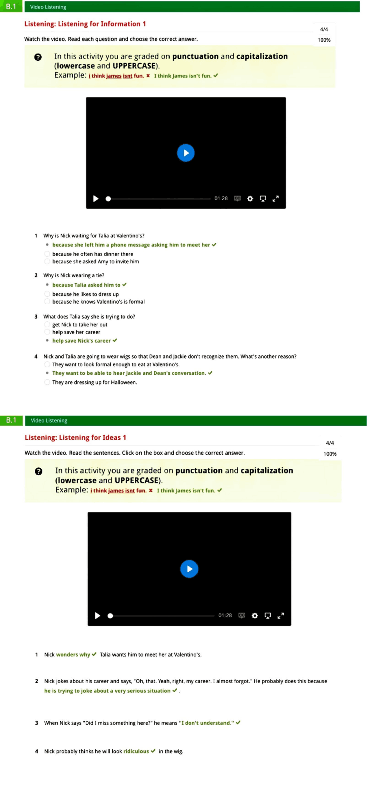 My English Lab Interactive Respuestas Ejercicios De Idioma Inglés