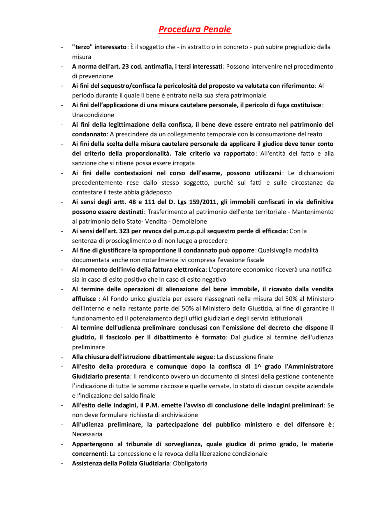 Procedura Penale Agg A Novembre Giurisprudenza Lmg 01 Pegaso Prove D
