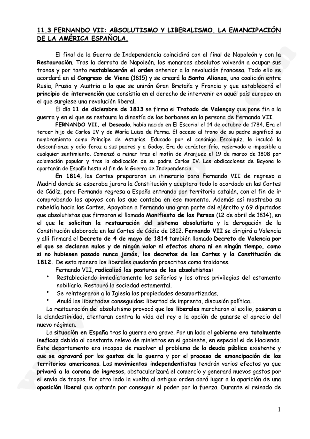 Crisis 2bach Historia De España Summaries History Docsity