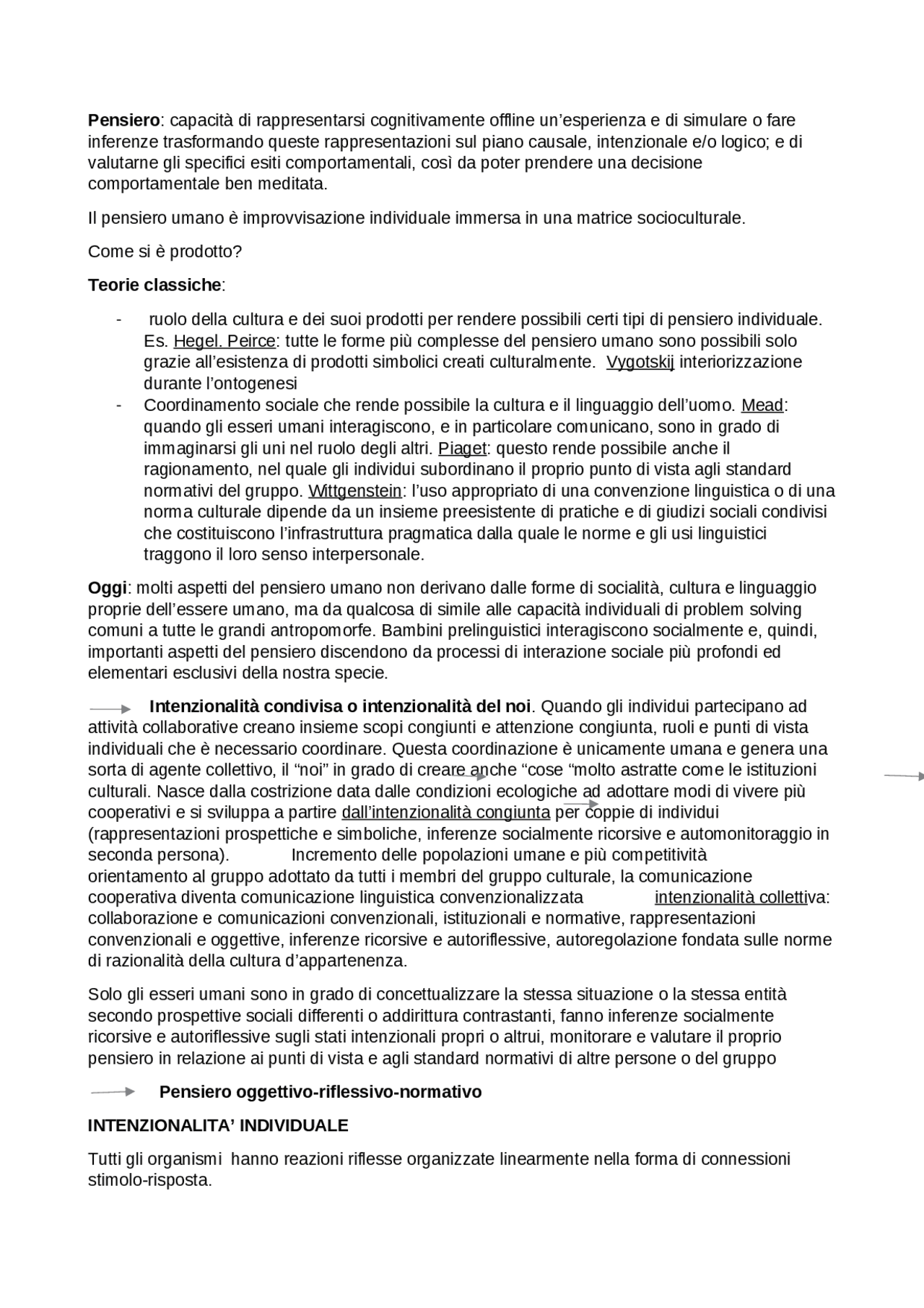 Sintesi Unicamente Umano Schemi E Mappe Concettuali Di Filosofia