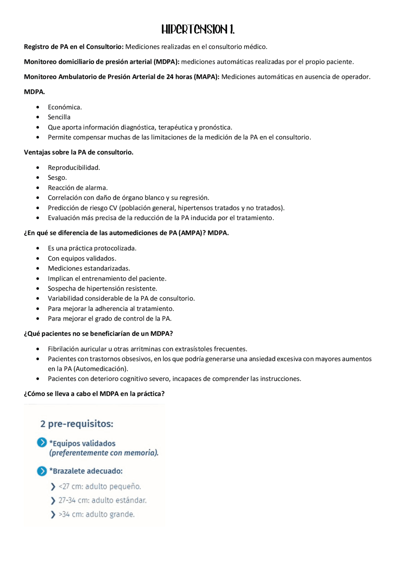 Farmacos De Hipertensión Arterial Resúmenes De Farmacología Docsity