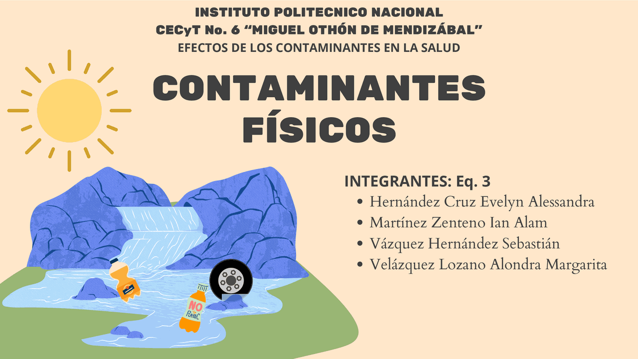Contaminantes fisicos | Diapositivas de Ciencias de la Tierra y del ...