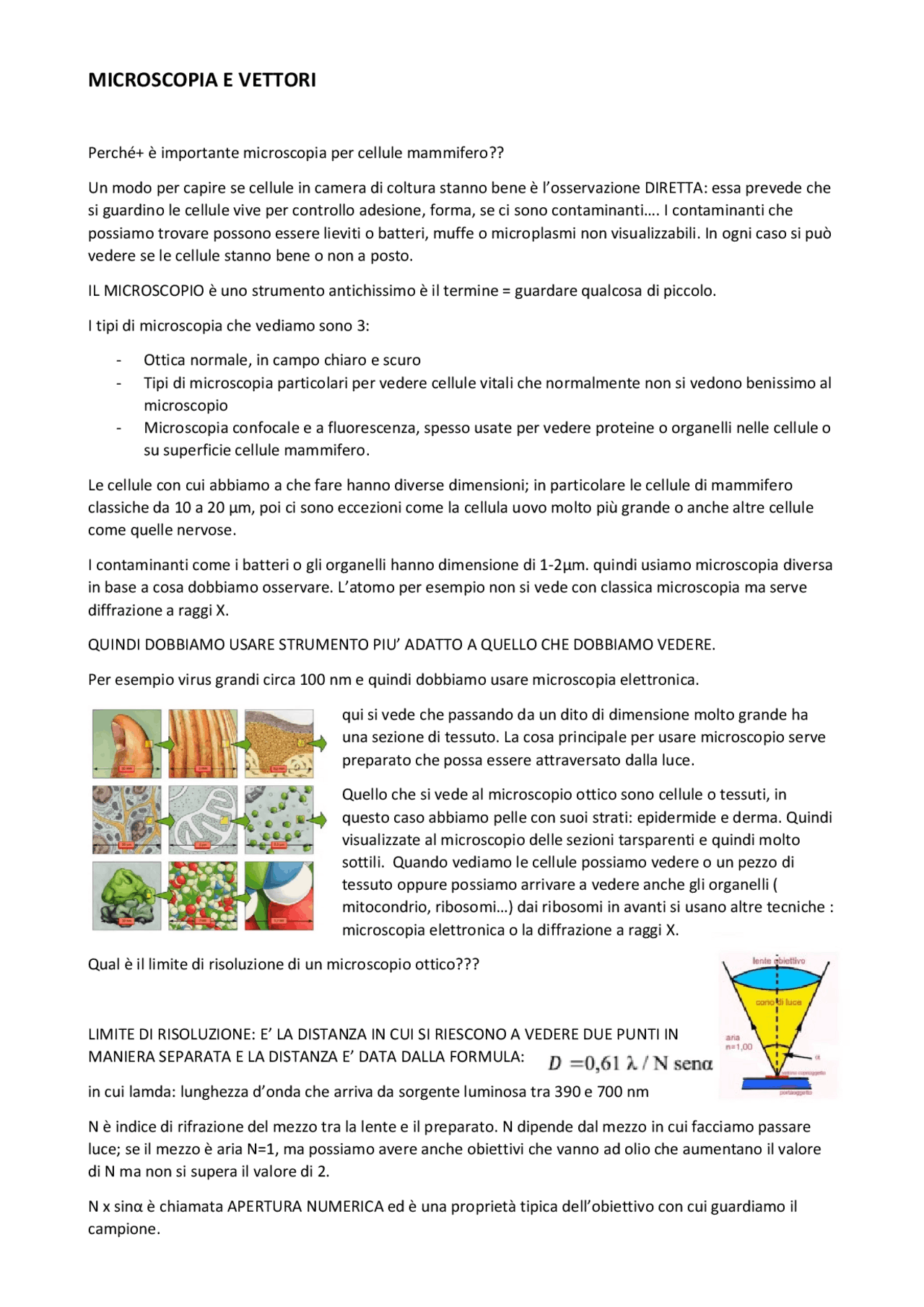 Biotecnologie Cellulari Parte 2 Dispense Di Biotecnologia Docsity