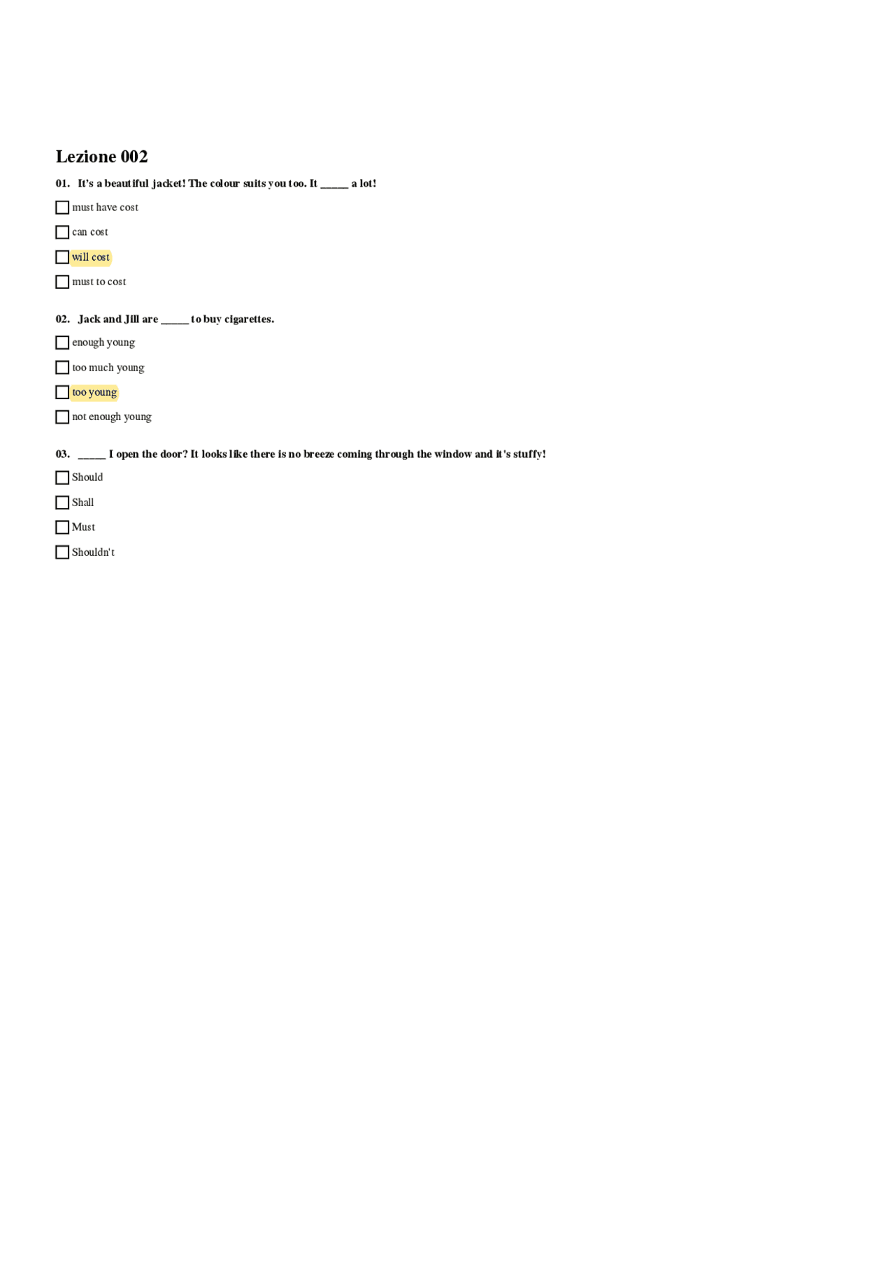 Paniere Inglese Ingegneria Panieri Di Lingua Inglese Docsity
