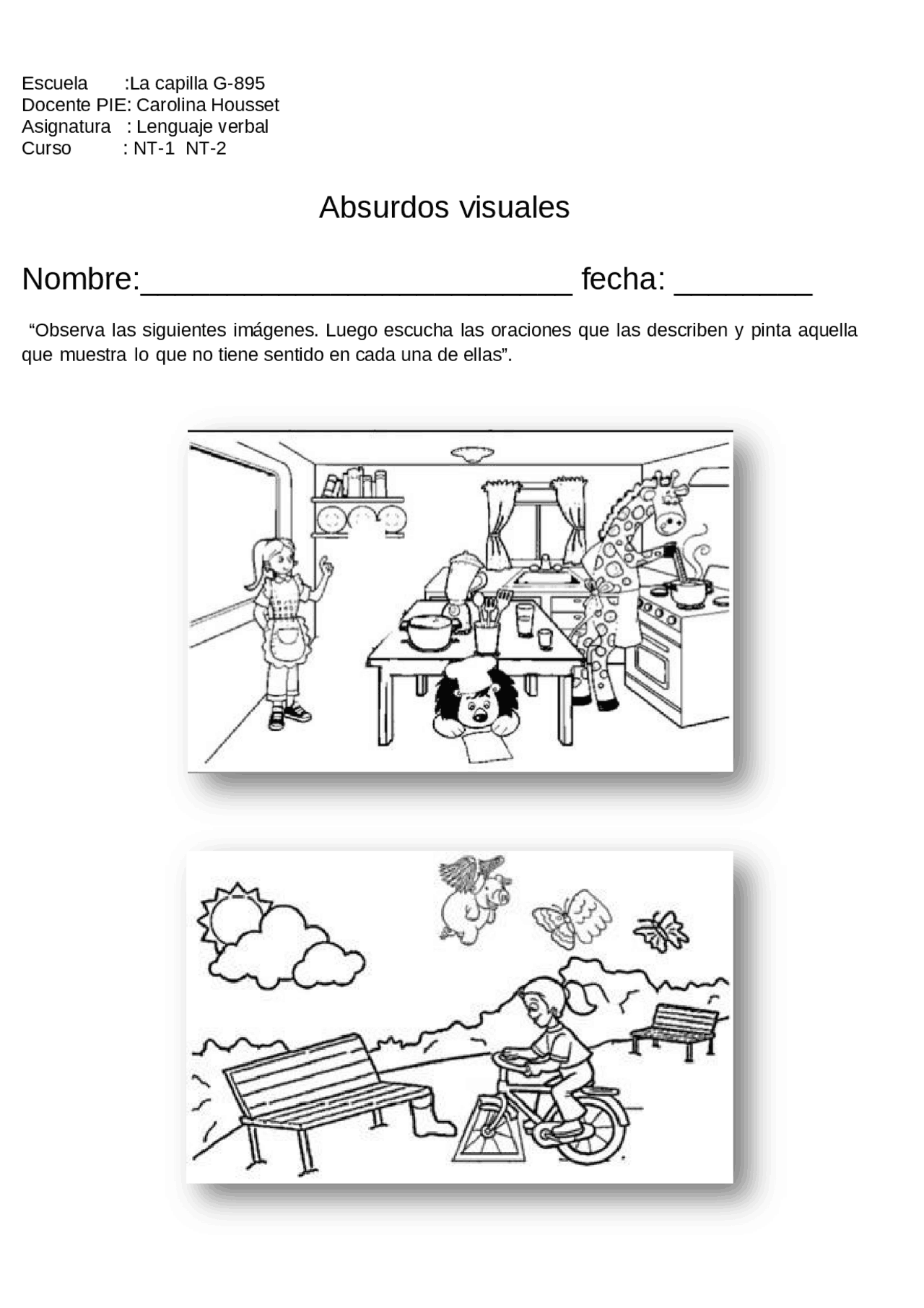 actividad absurdos visuales | Ejercicios de Semántica de Lenguajes de ...