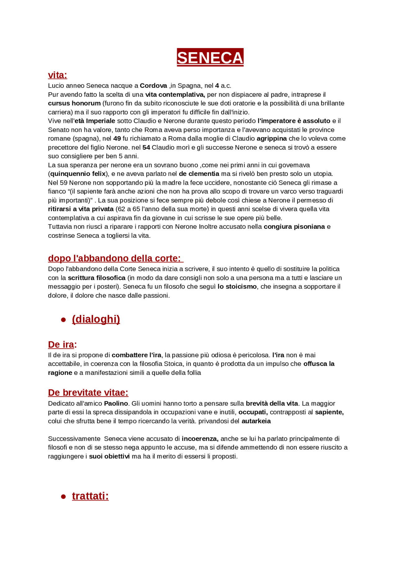 Programma V superiore di letteratura latina | Appunti di Latino | Docsity