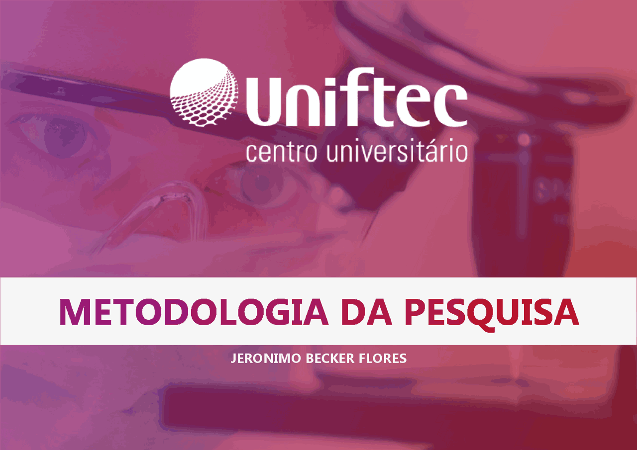 Metodologia Da Pesquisa E Book Provas Metodologia Docsity