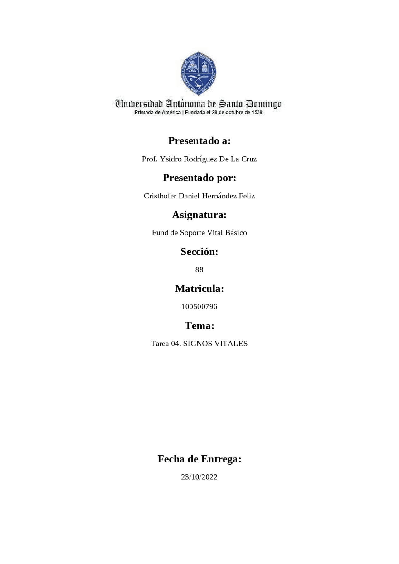 Apuntes Signos Vitales Apuntes De Medicina Docsity