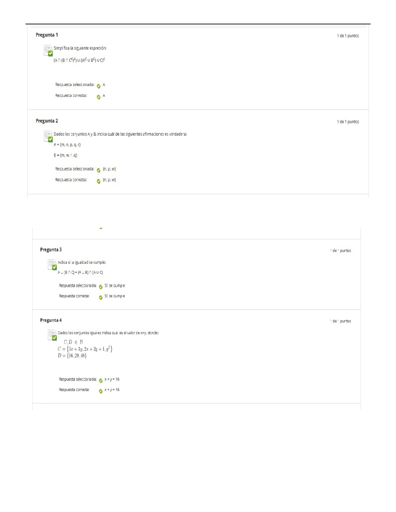 Automatizada Semana 1 Algebra Exámenes De Álgebra Docsity