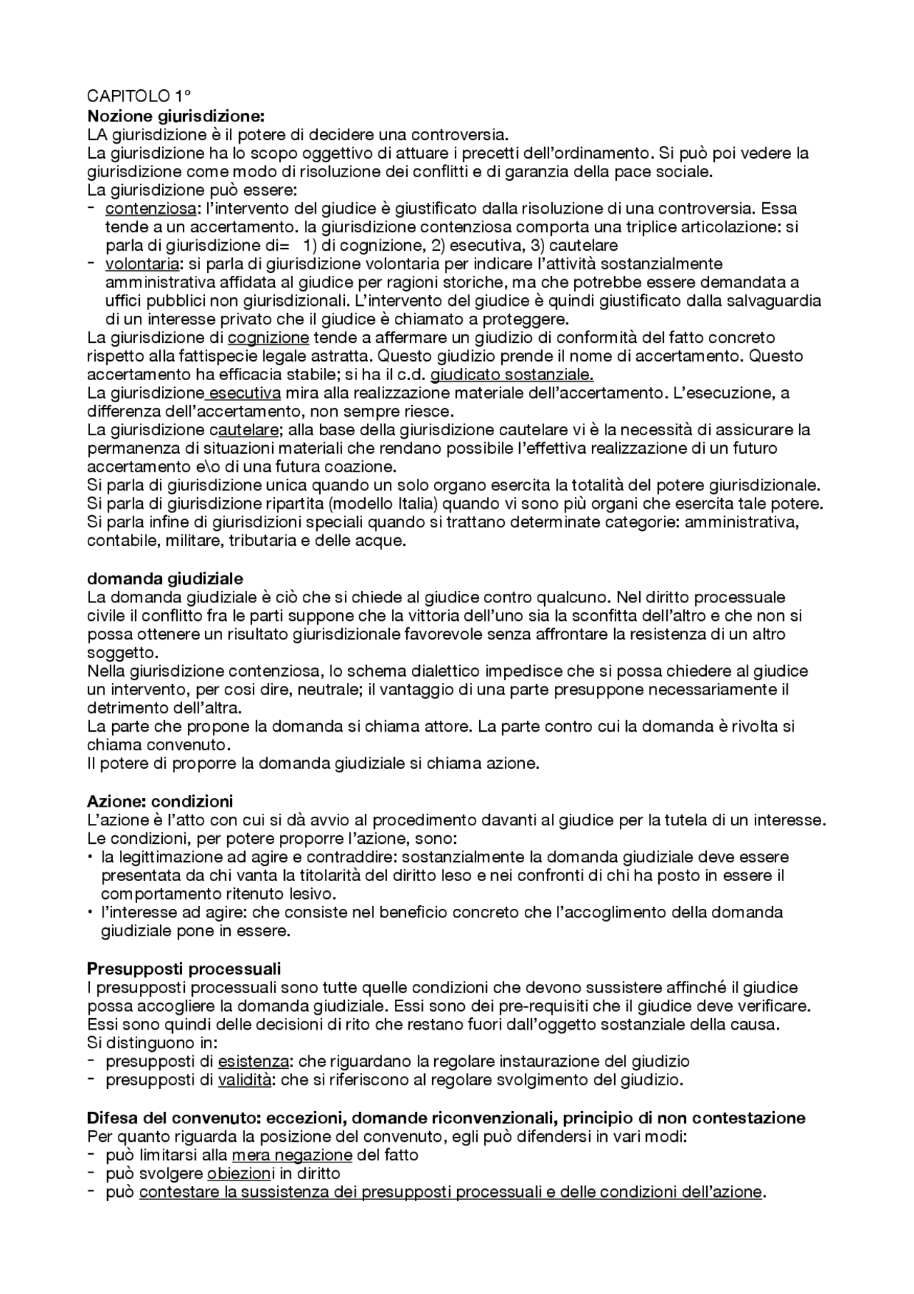 Domande E Risposte Procedura Civile Appunti Di Diritto Processuale