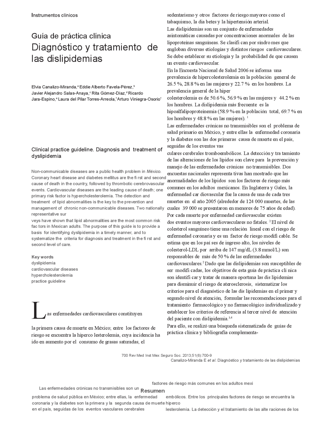 Protocolo Clínico Para El Diagnóstico Y Tratamiento De Las