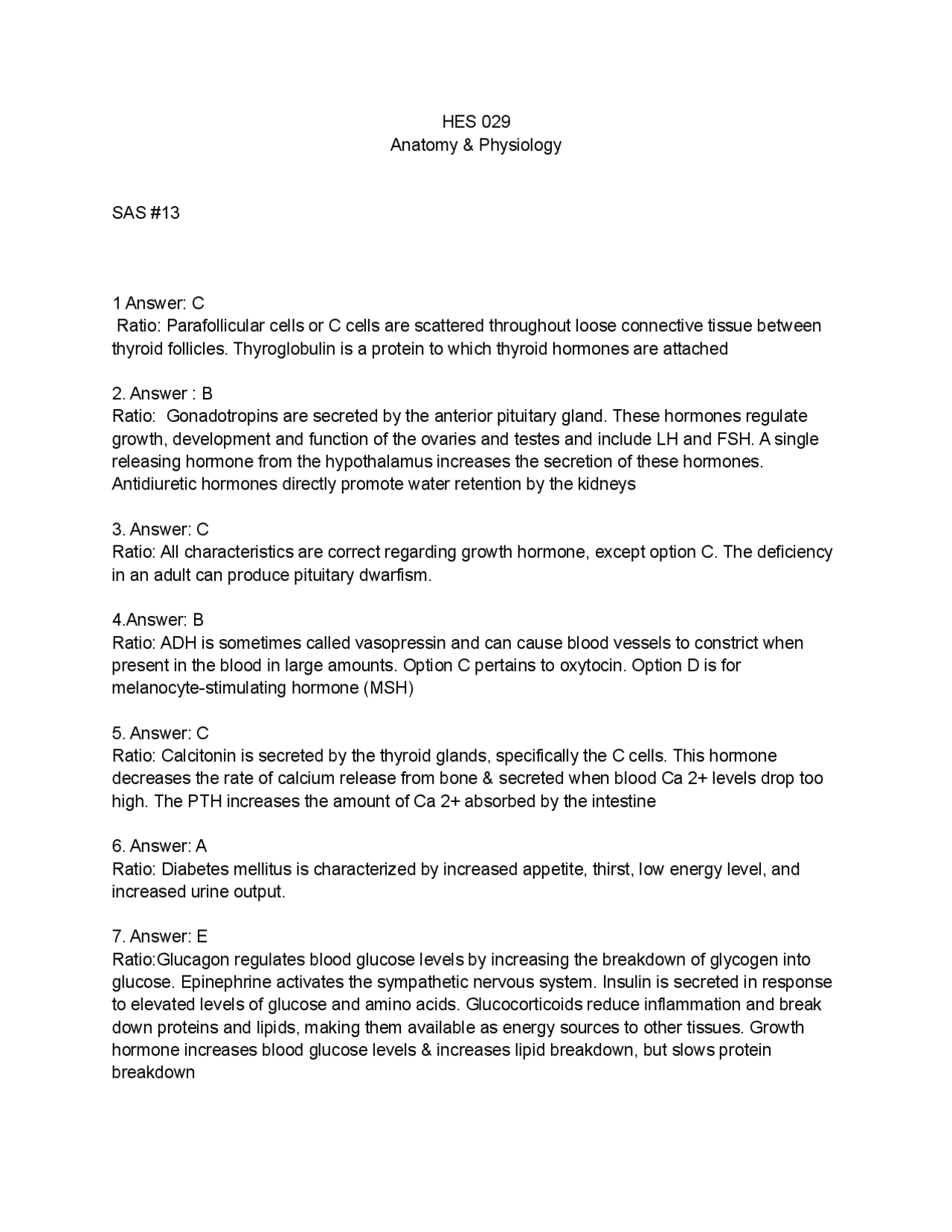 Hes021 Lecture And Laborayory Schemes And Mind Maps Anatomy Docsity