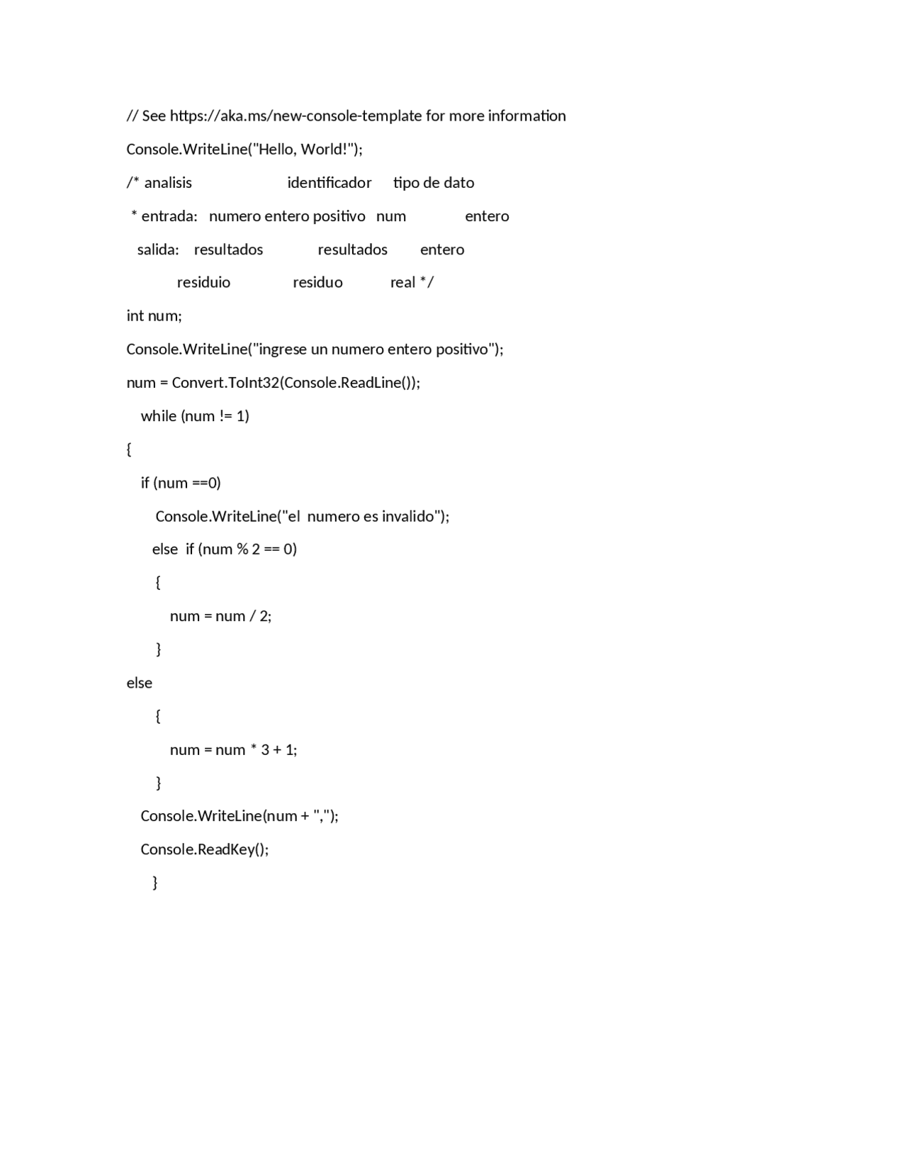 Algoritmo de visual de una serie de ulam usada en matematicas ...