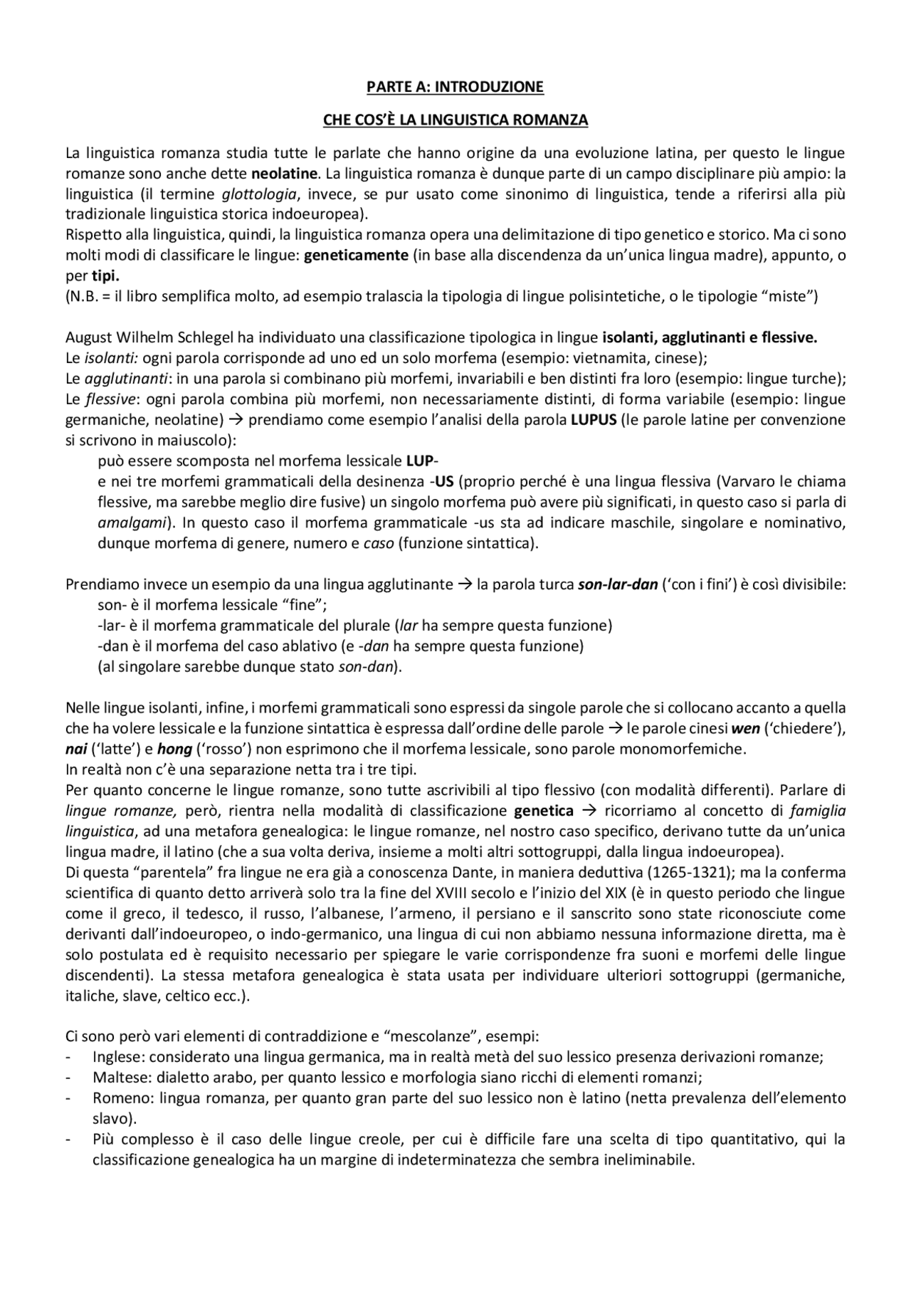 Varvaro Linguistica Romanza Appunti Di Filologia Romanza Docsity