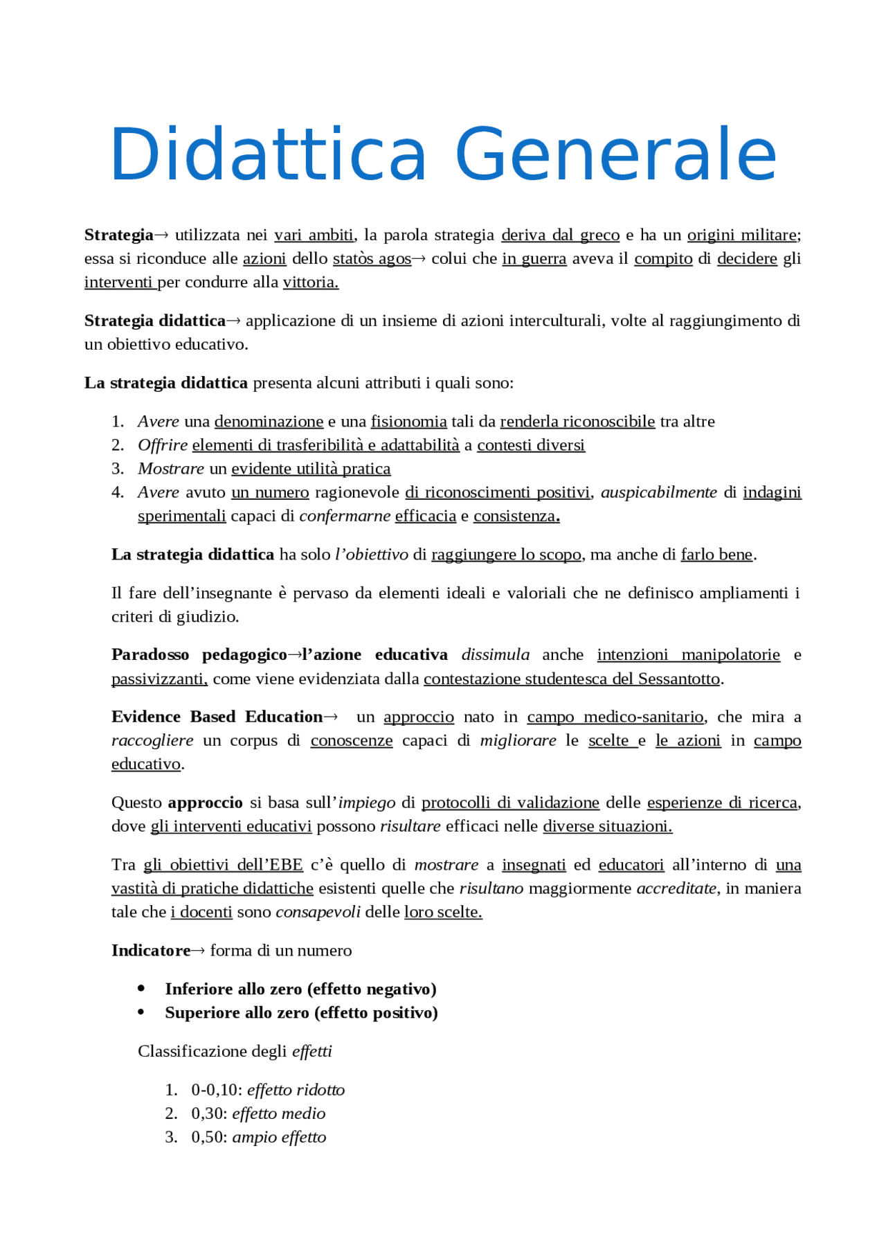 Le Strategie Didattiche Appunti Di Didattica Generale E Speciale