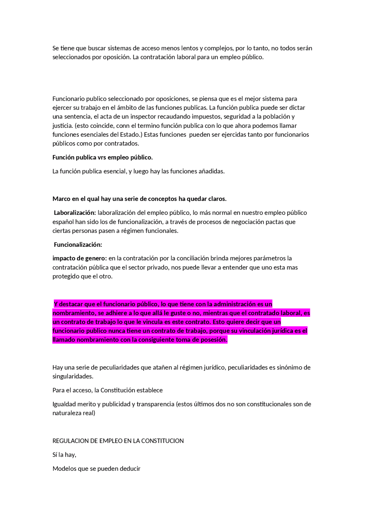 Relaciones laborales | Summaries of Public Relations | Docsity