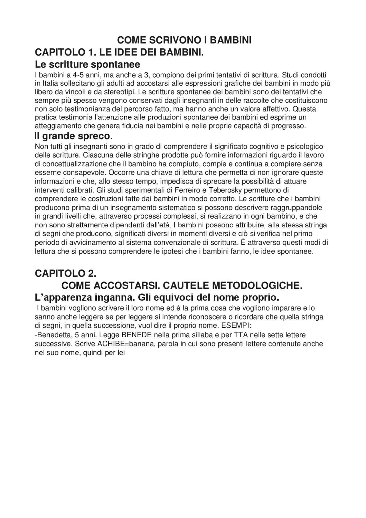 Come Scrivono I Bambini Schemi E Mappe Concettuali Di Linguistica