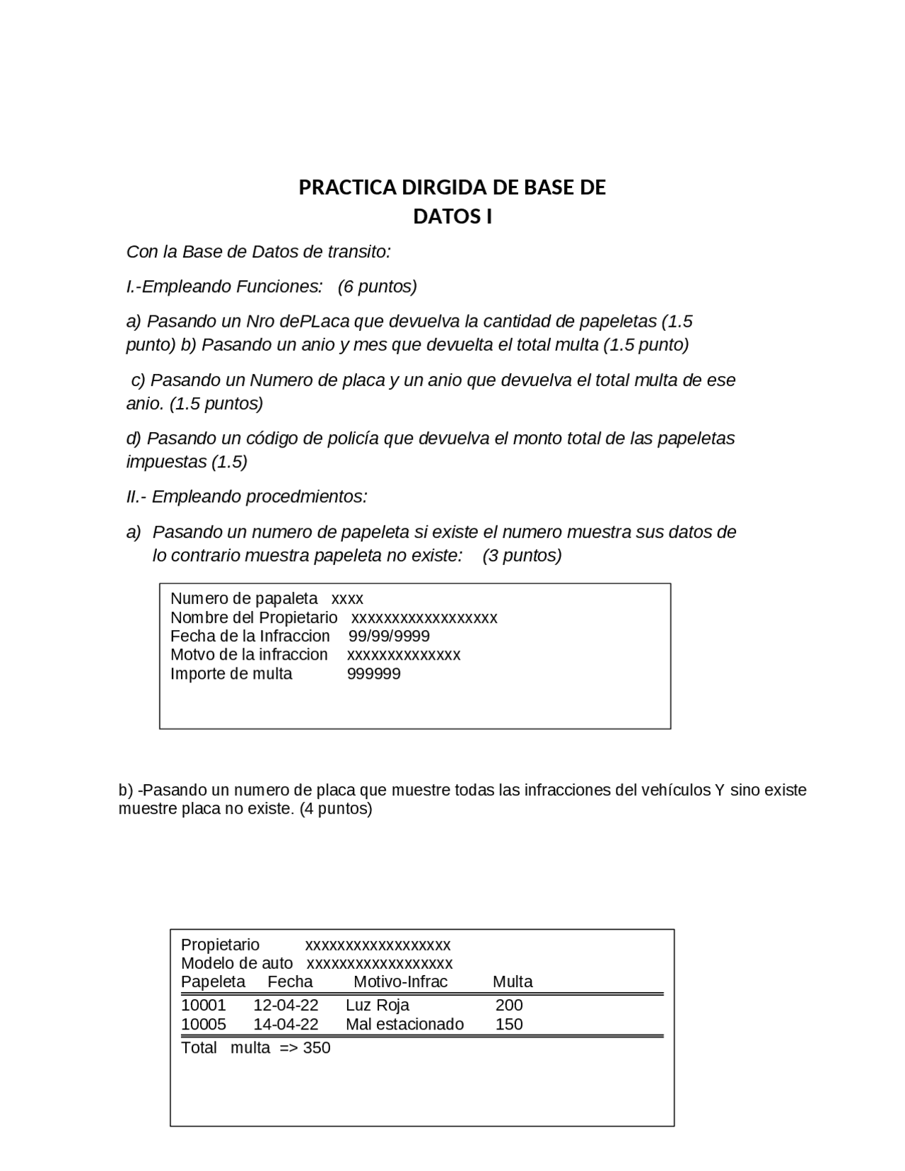 Base de datos programacion | Ejercicios de Programación de Bases de ...