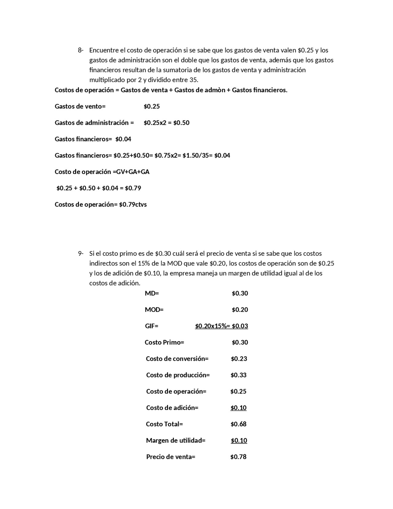 Guía de ejercicios resueltos | Ejercicios de Contabilidad | Docsity