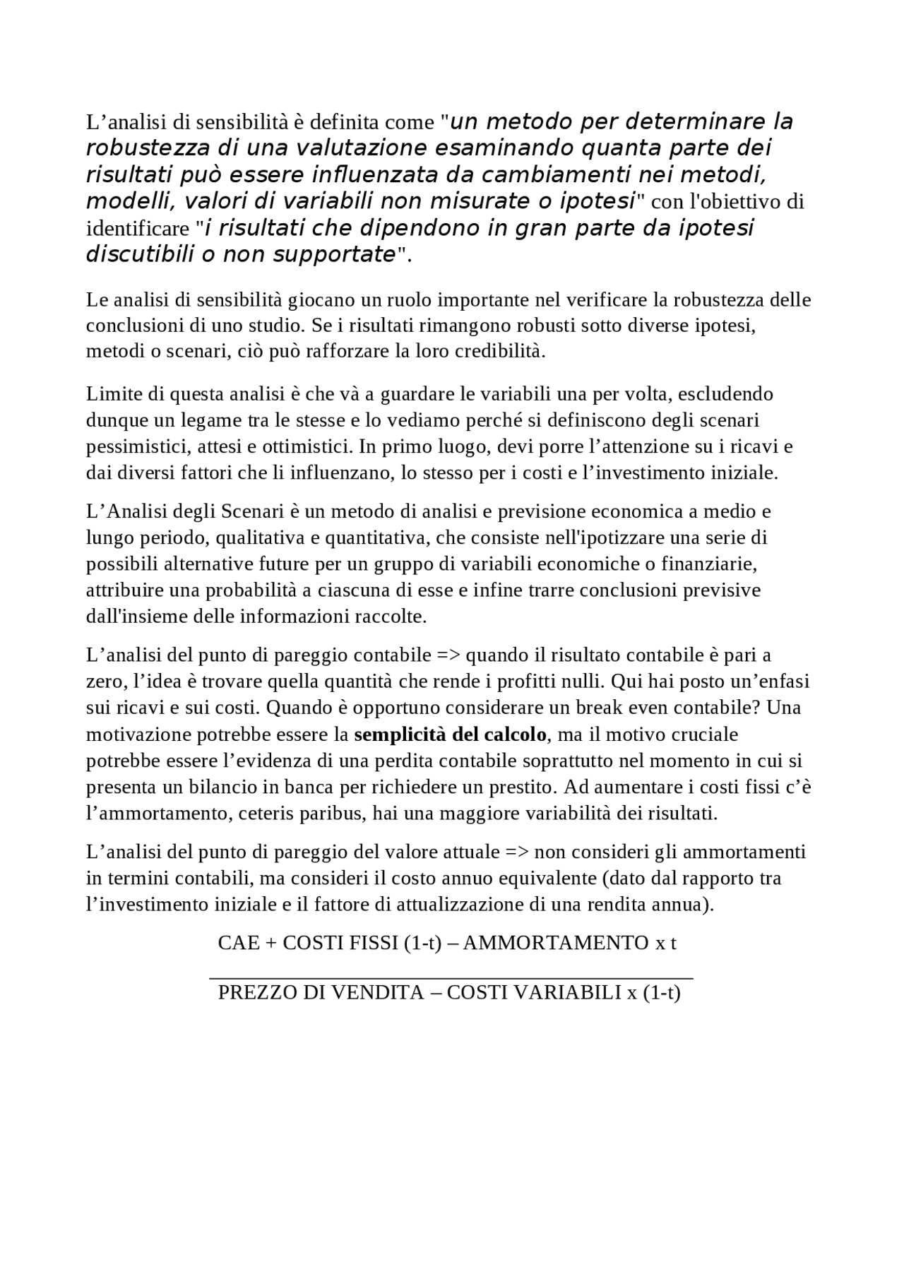 Schemi Concettuali Simulazione Di Montecarlo E Indicatori Di