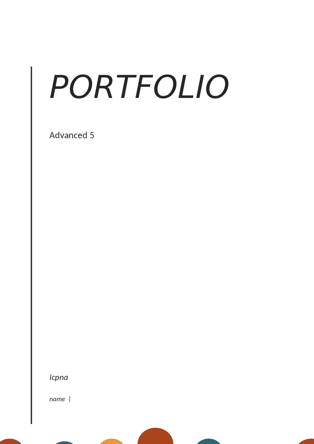 Portfolio Adv 5 Icpna Apuntes De Idioma Inglés Docsity