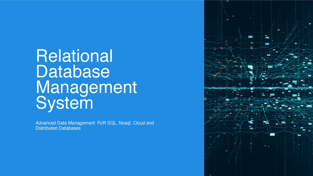 Relational Database Management System Lecture Notes Database Management Systems Dbms Docsity