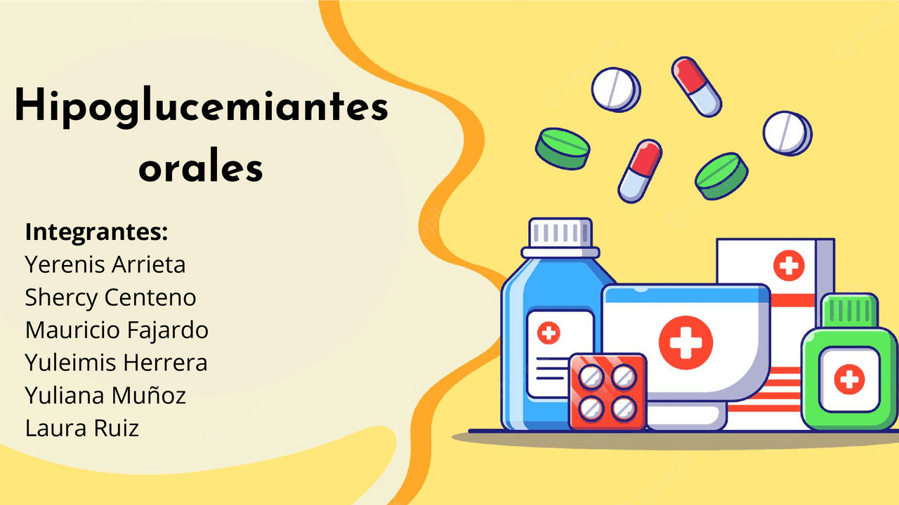 Hipoglucemiantes orales | Transcripciones de Farmacología | Docsity