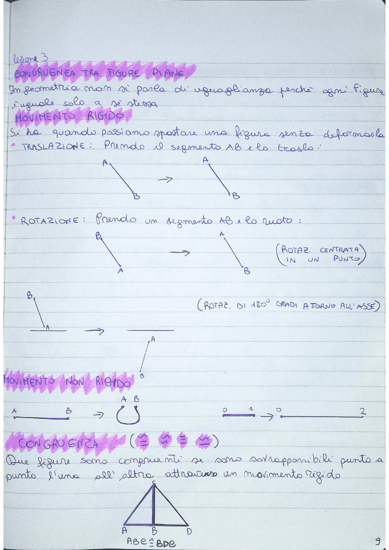 Lezione 3 Fondamenti Di Matematica 2 Appunti Di Geometria Docsity
