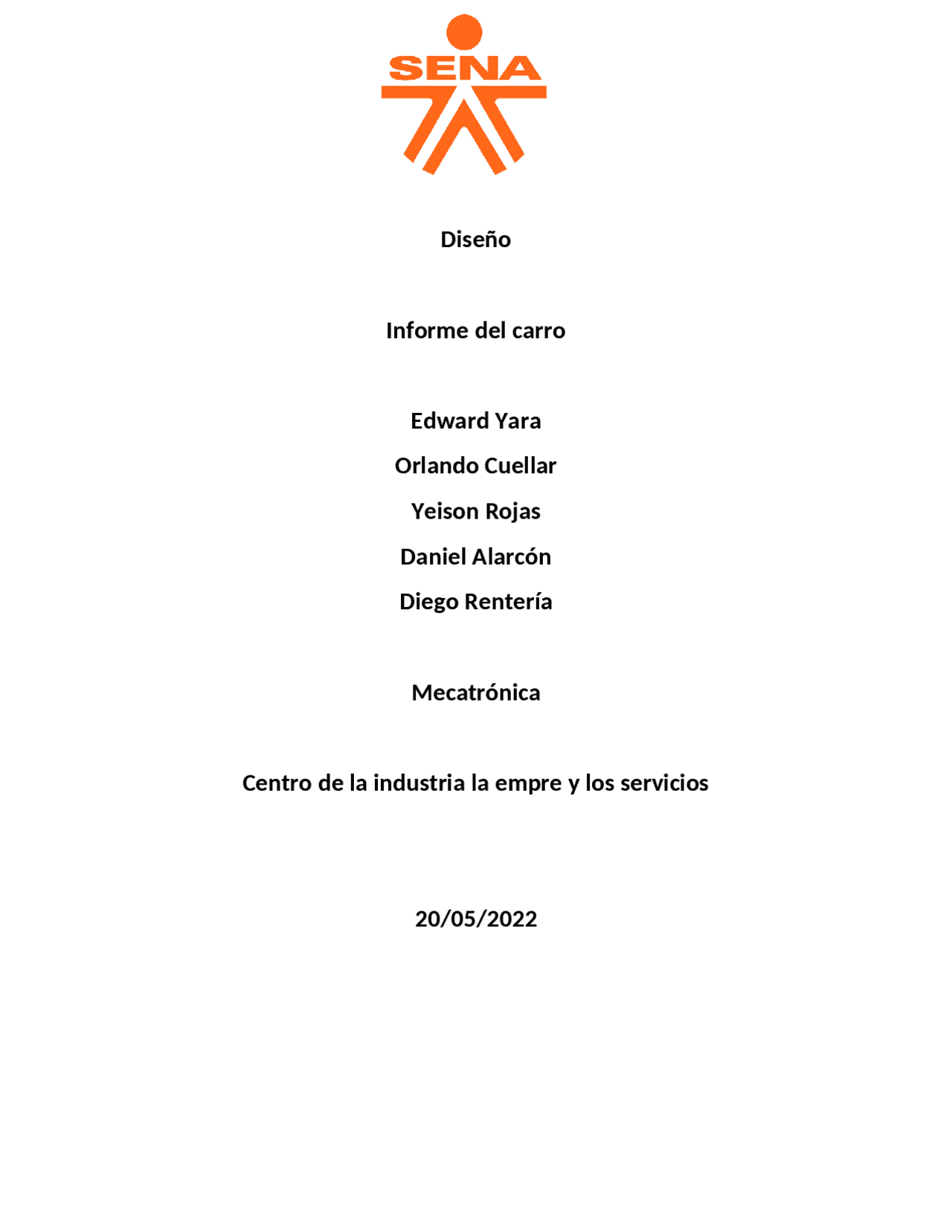 DiseÑo Carro Automatizado Ejercicios De Diseño Gráfico Docsity