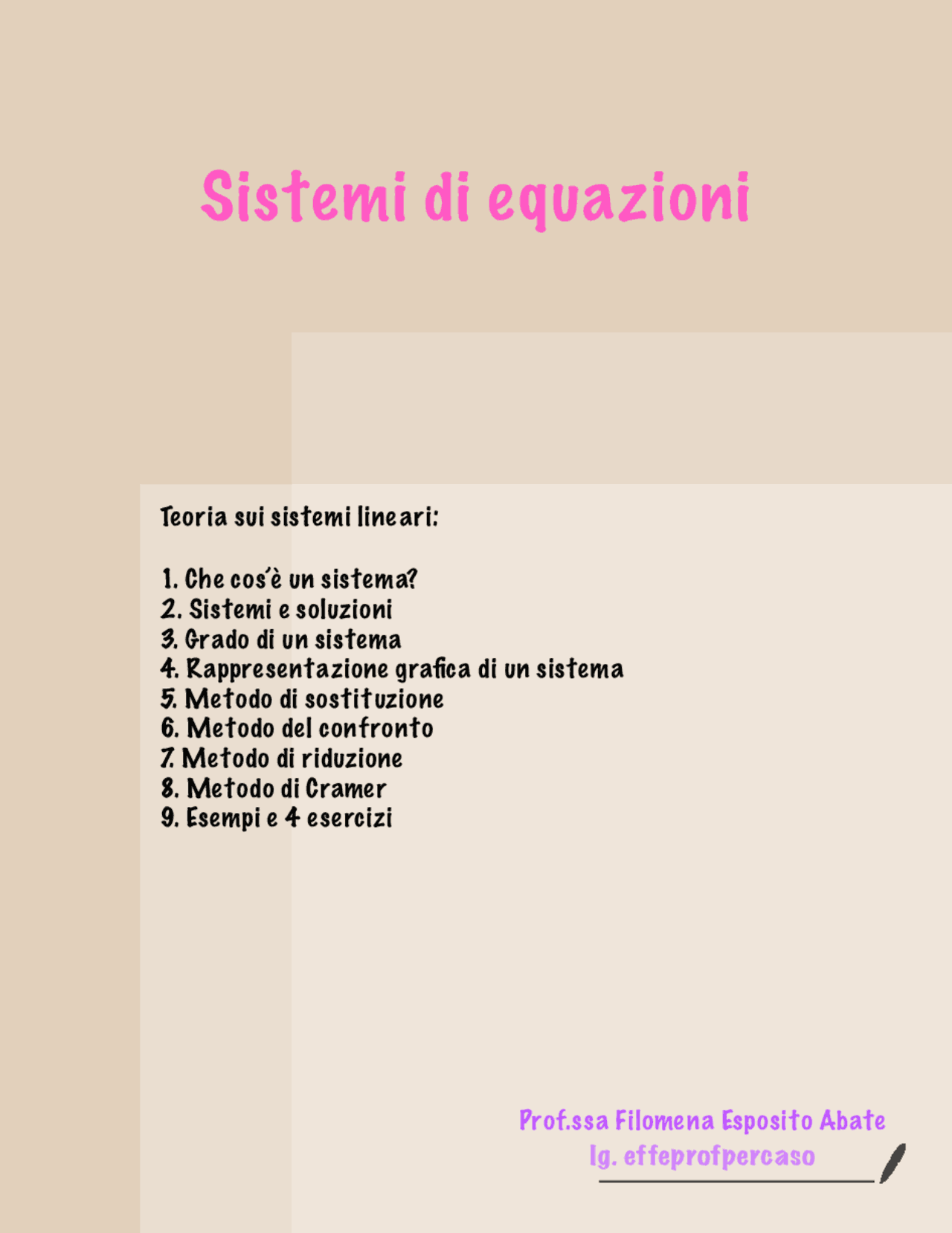 Sistemi Di Equazioni Appunti Di Matematica Docsity