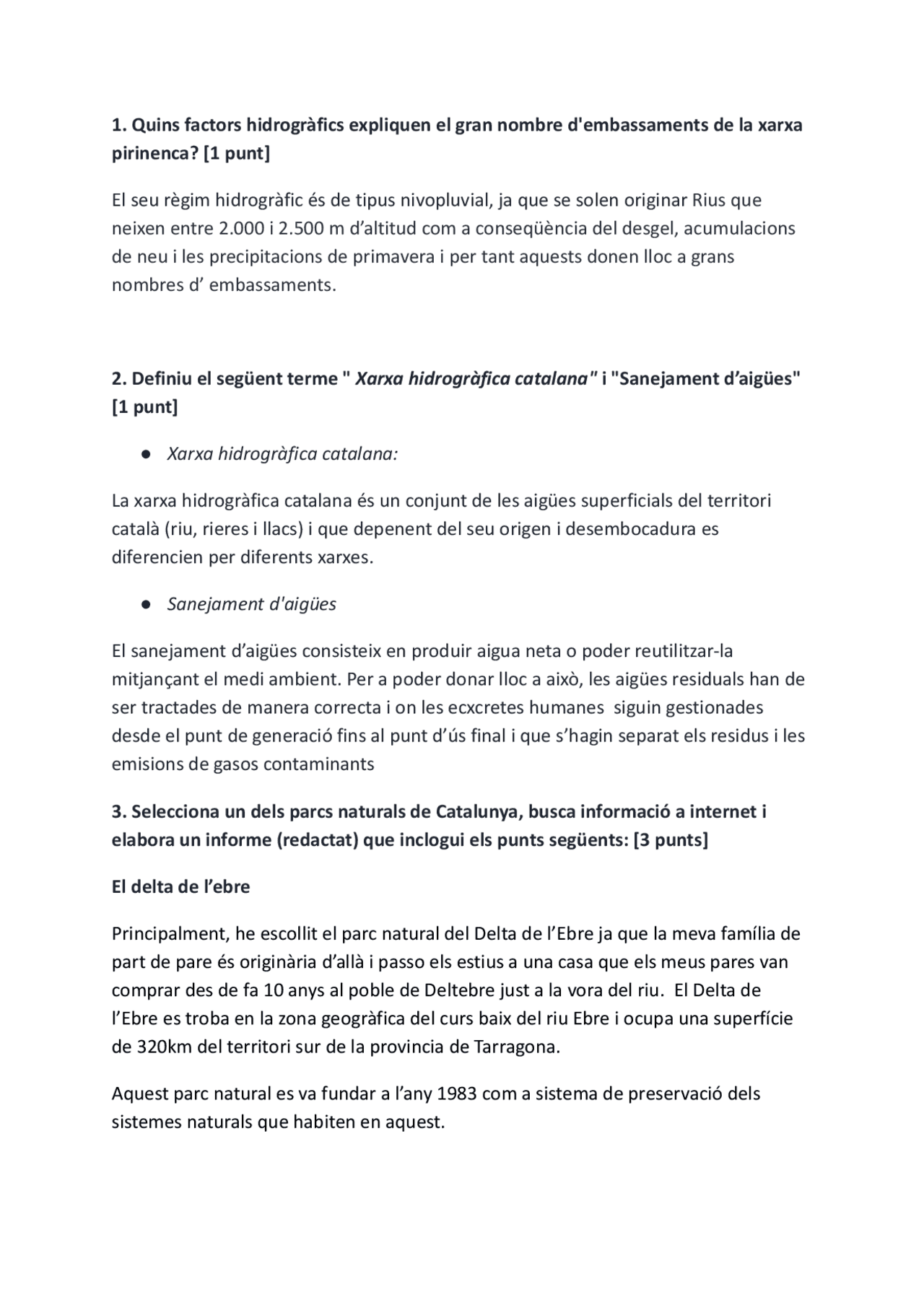 Lliurament 2 Geografia De La Ioc 2023 Ejercicios De Geografía Docsity