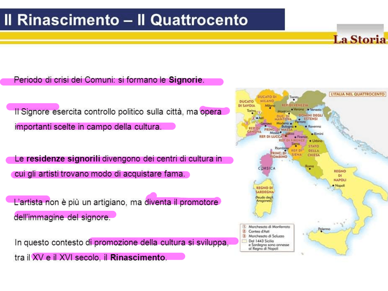 Mappa concettuale: Umanesimo e Rinascimento - Prospettiva di Brunelleschi | Schemi e mappe ...