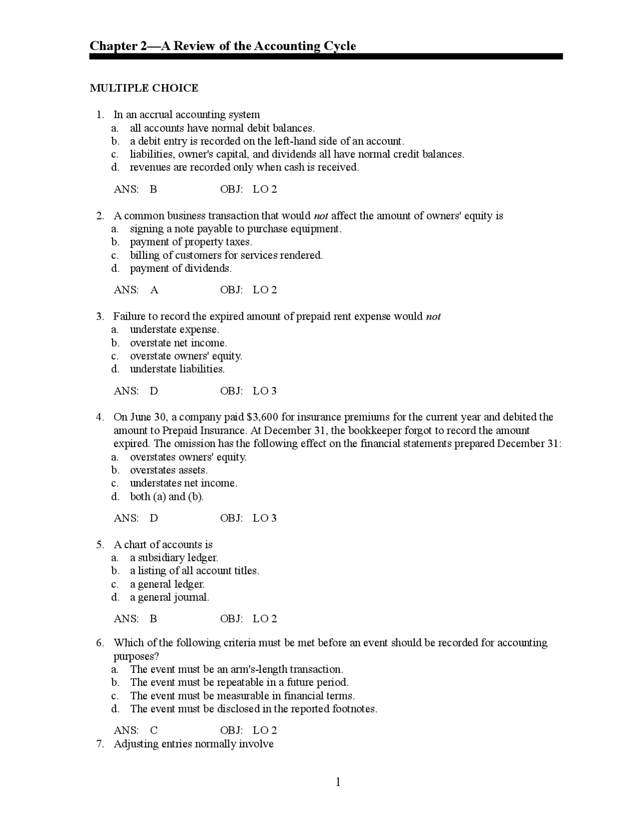 Accounting Cycle Notes Lecture Notes Accounting Docsity