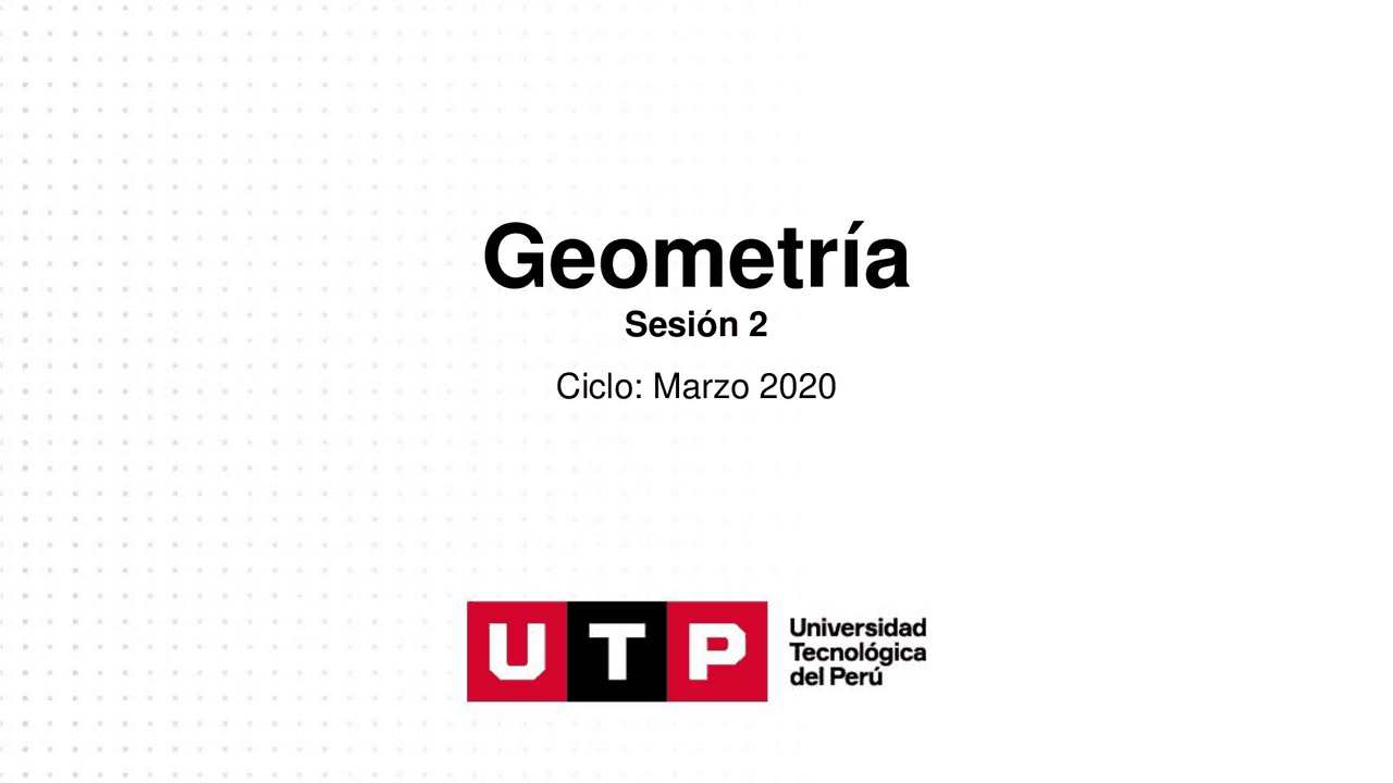 Geometría Tipos Materiales Diapositivas De Matemáticas Docsity