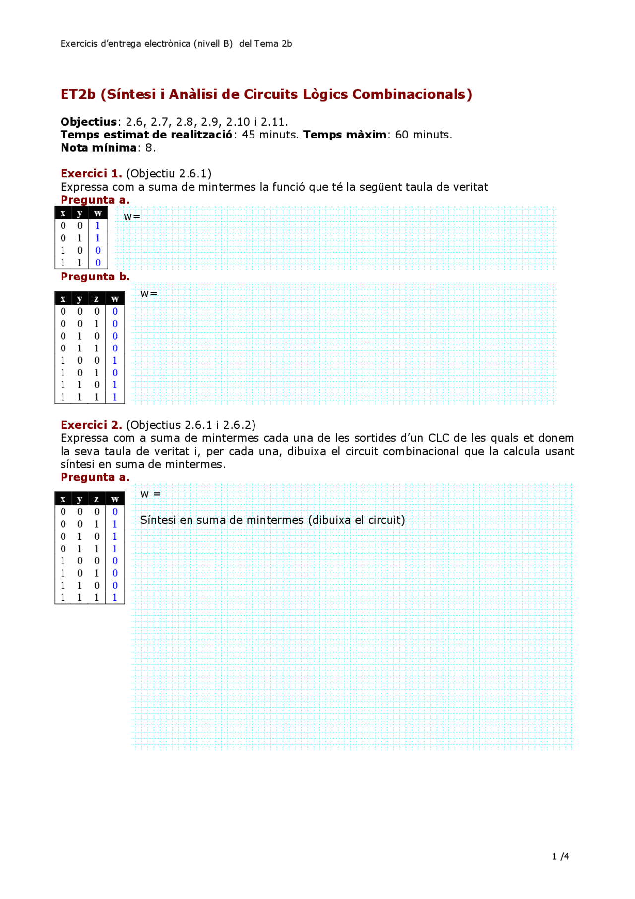 Ejercicios Tema 2 De Introducción A Los Computadores Ejercicios De