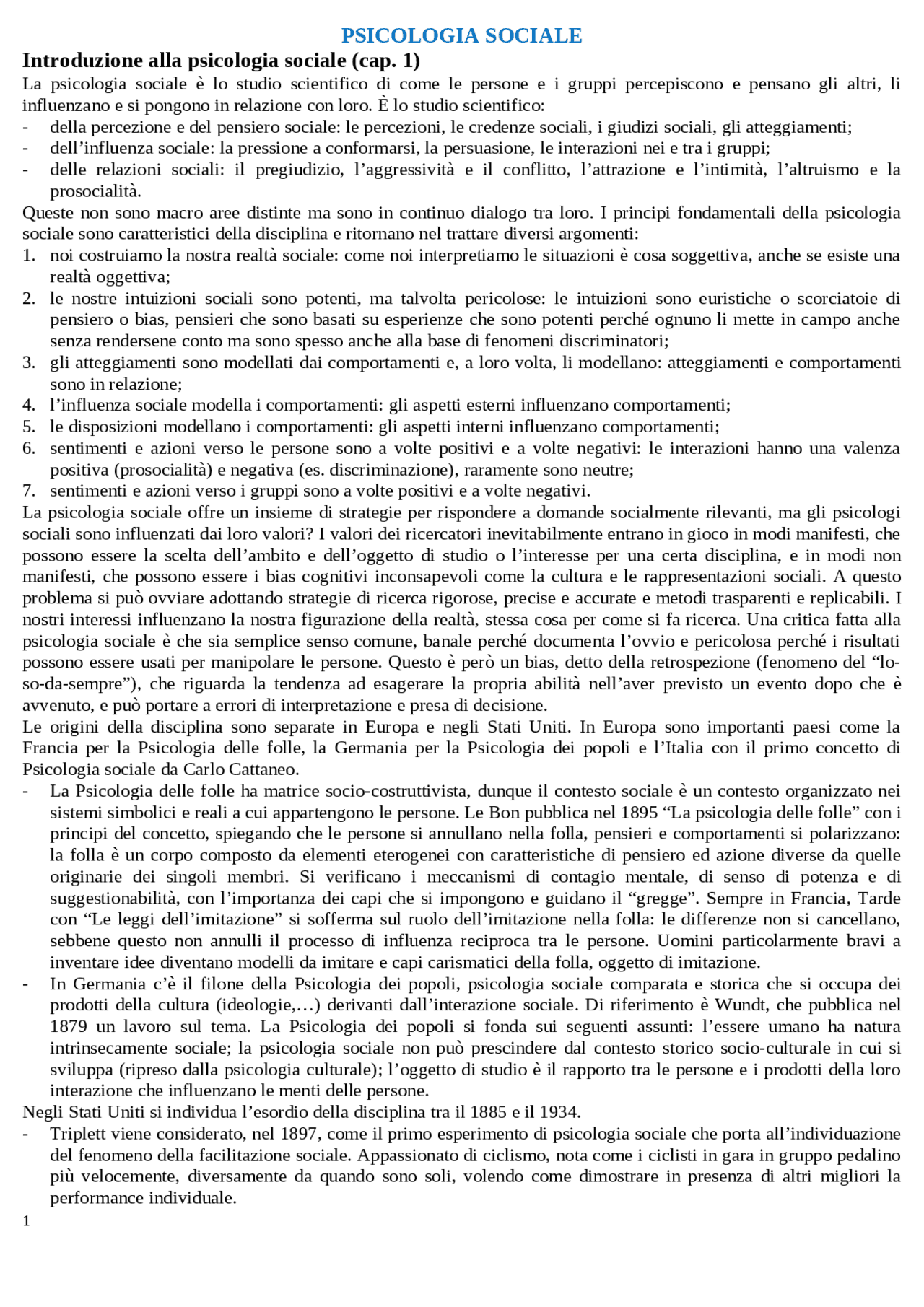 Psicologia Sociale Scienze E Tecniche Psicologiche Unibo 2021